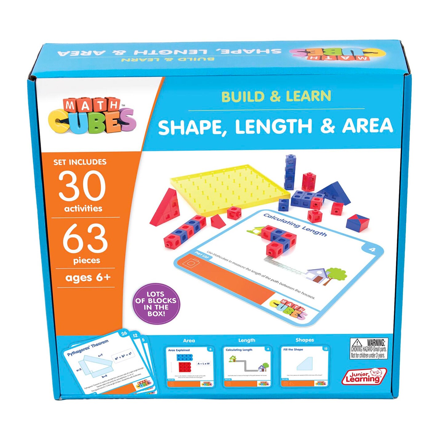 Mathcubes: Shape, Length & Area 30 Activity Set | Michaels