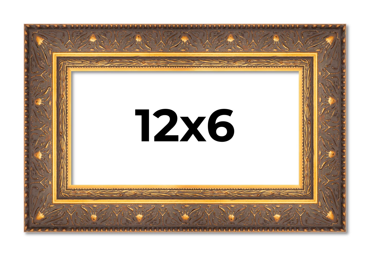 6x12 Museum Picture Frame with UV-Resistant Acrylic & Acid Free Backing ...