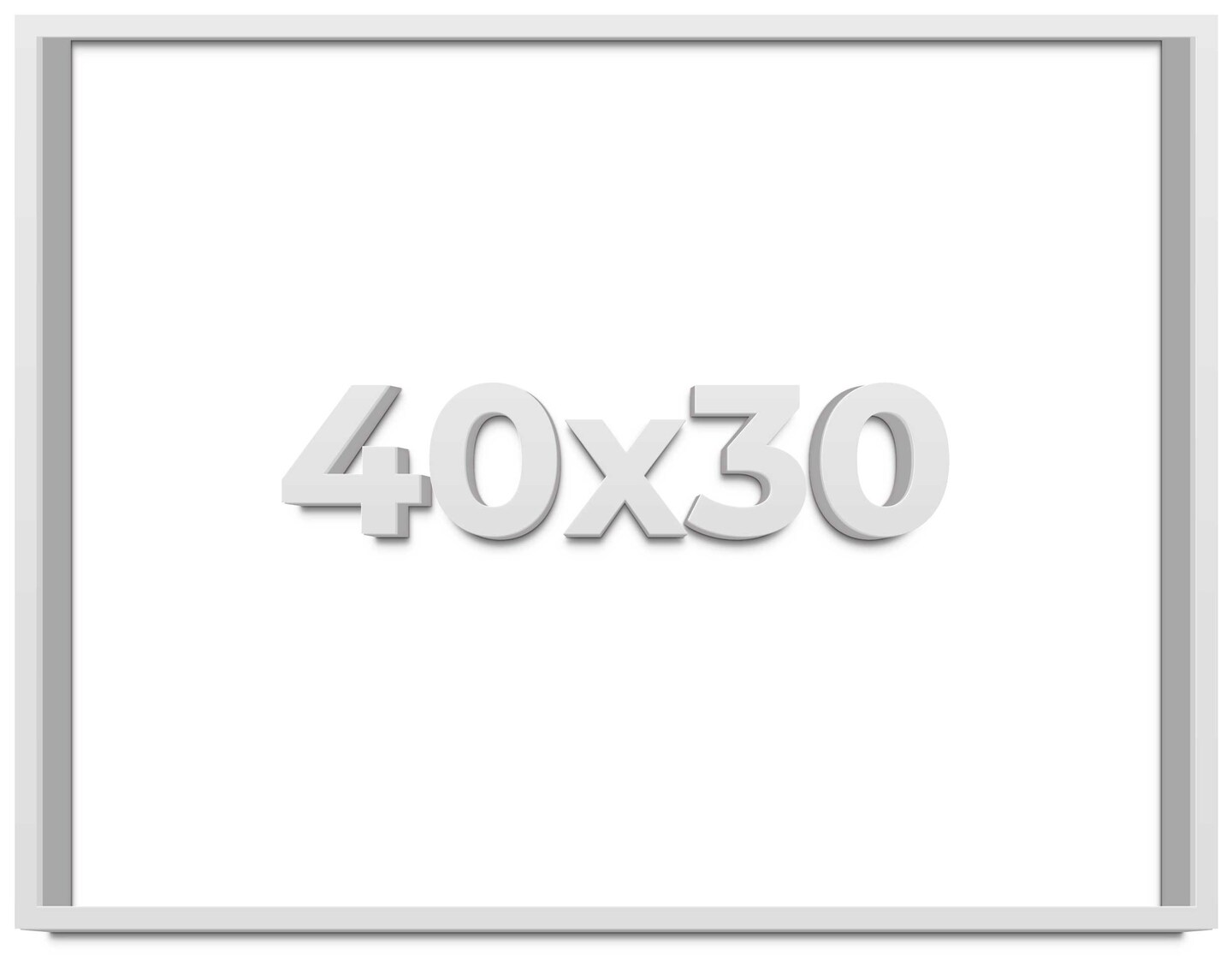 30x40 Shadow Box 1.5" Depth Picture Frame with UV-Resistant Acrylic ...