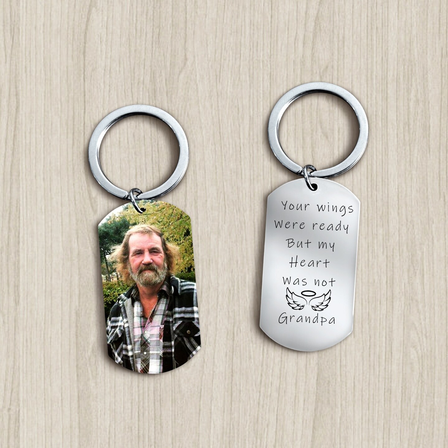 Your Wings Were Ready Memorial Keychain, Memorial Keepsake, Unique ...