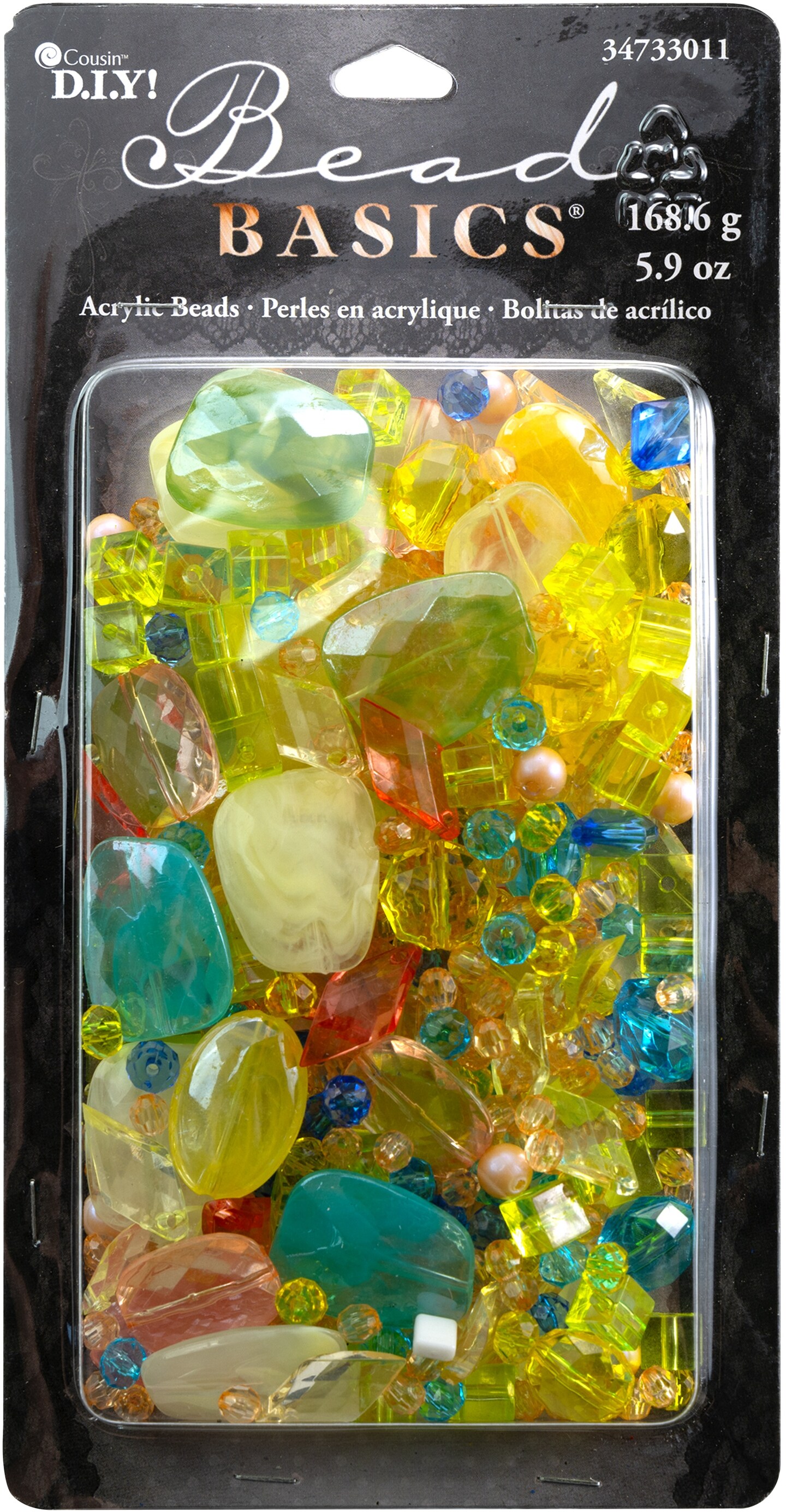 CousinDIY Acrylic Bead Mix 5.9oz-Tropical | Michaels
