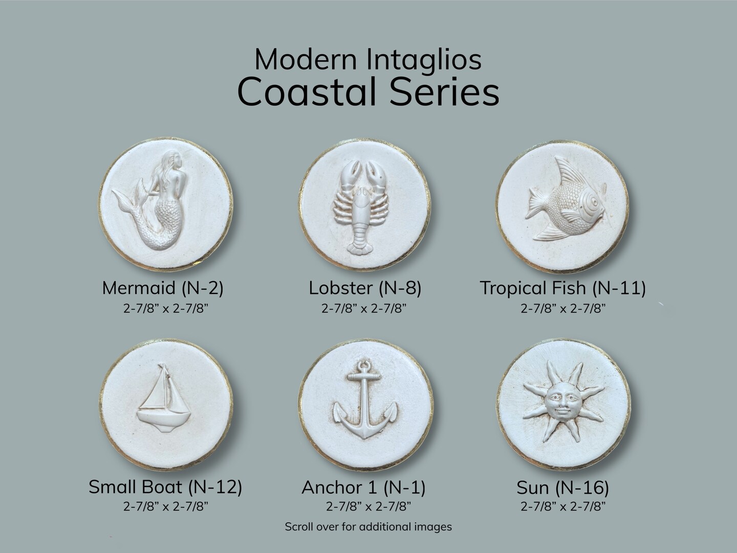 Modern Coastal Intaglios | Unique Gift | DIY Décor | MakerPlace by Michaels