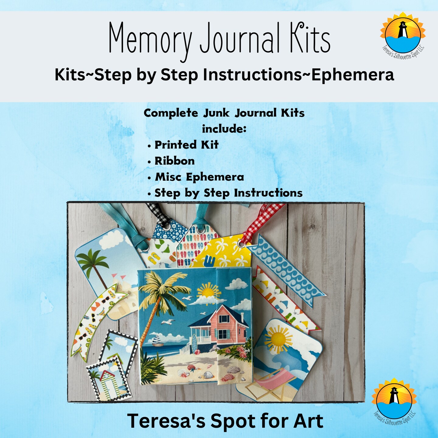 Beach Junk Journal Kit|Memory Keepers and Creative Art Journal Kits ...