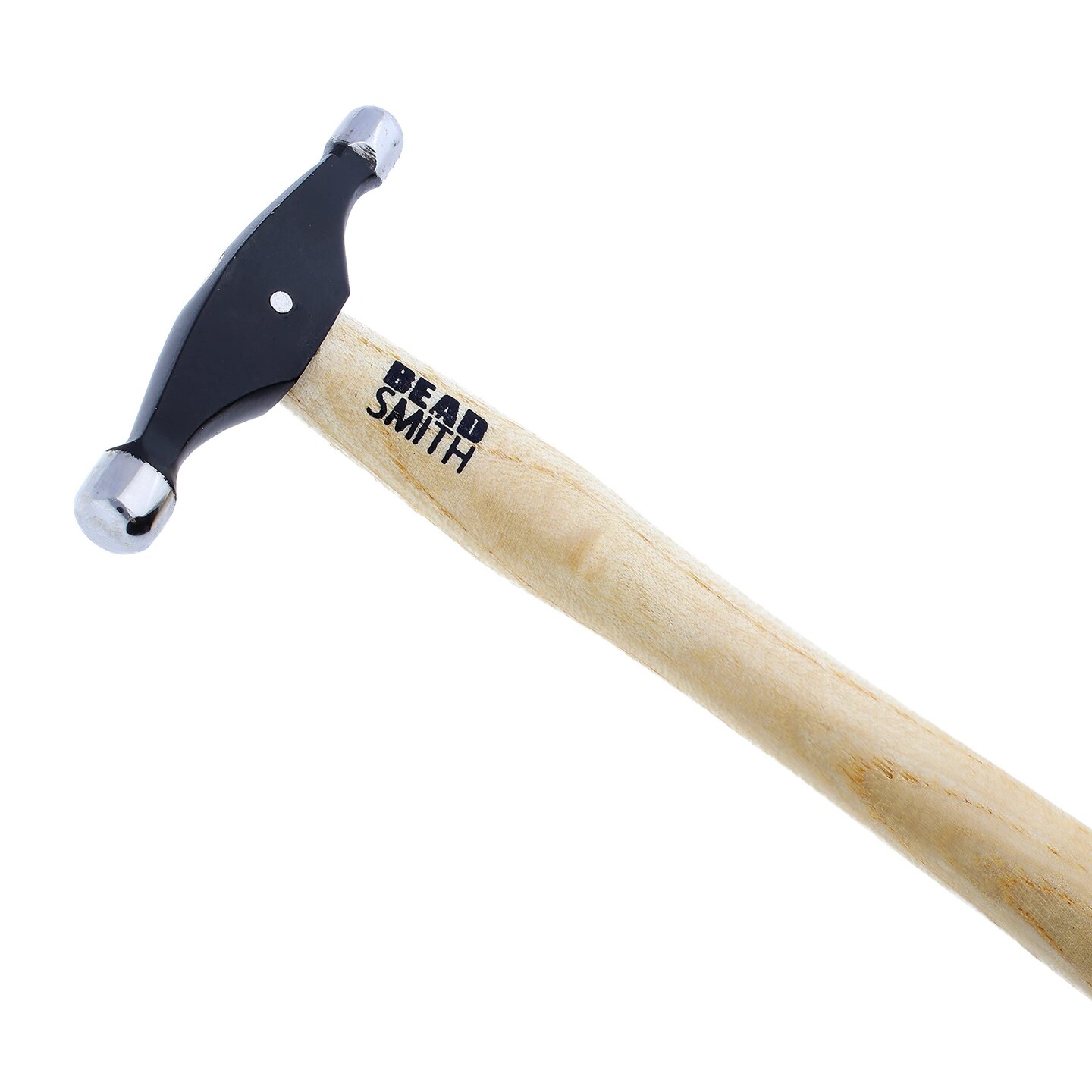 The Beadsmith Small Embossing Hammer - 9 inches Wooden Handle, 65mm Two ...