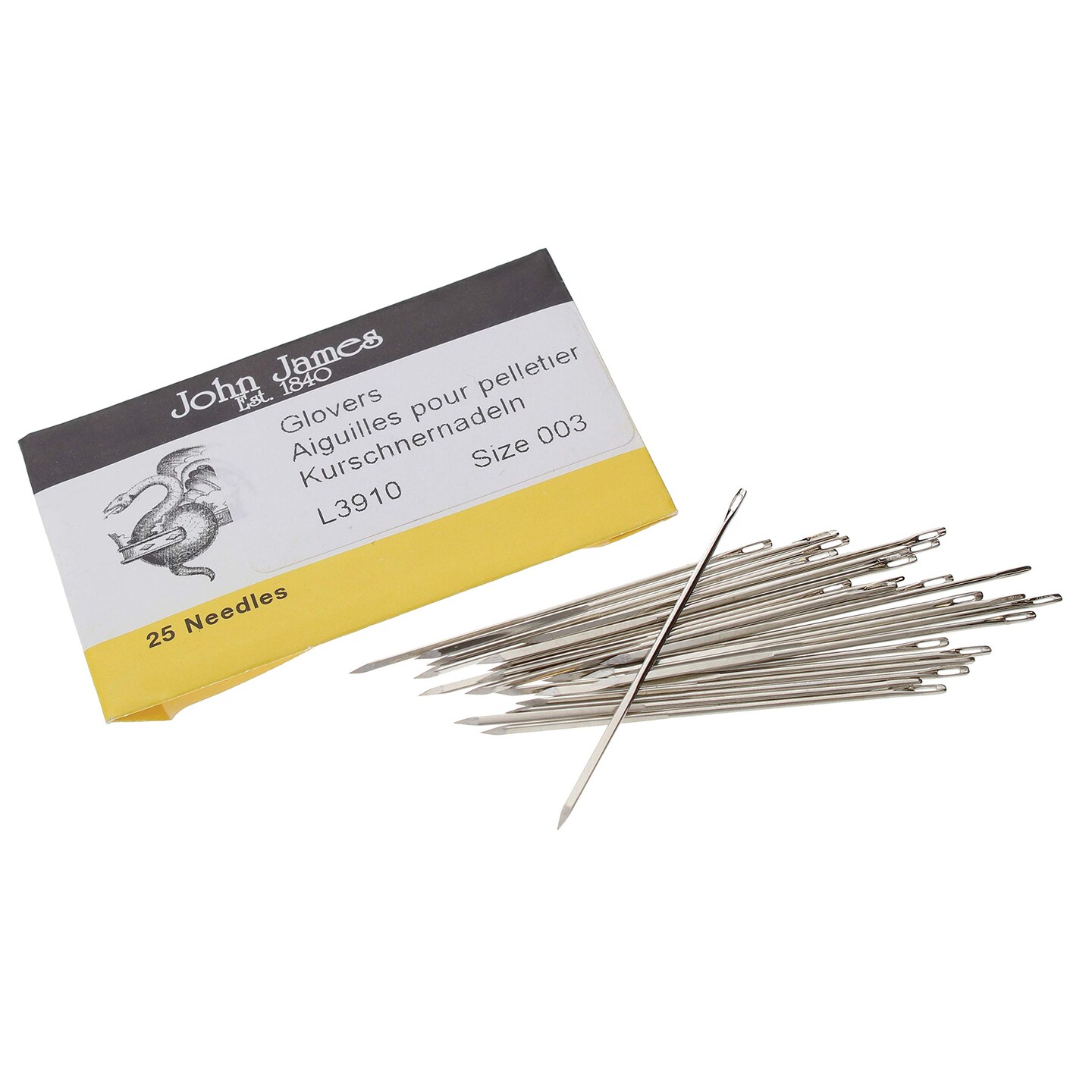 Sharps Beading Needles, Size 11, 12 Needles per Card, European Quality ...