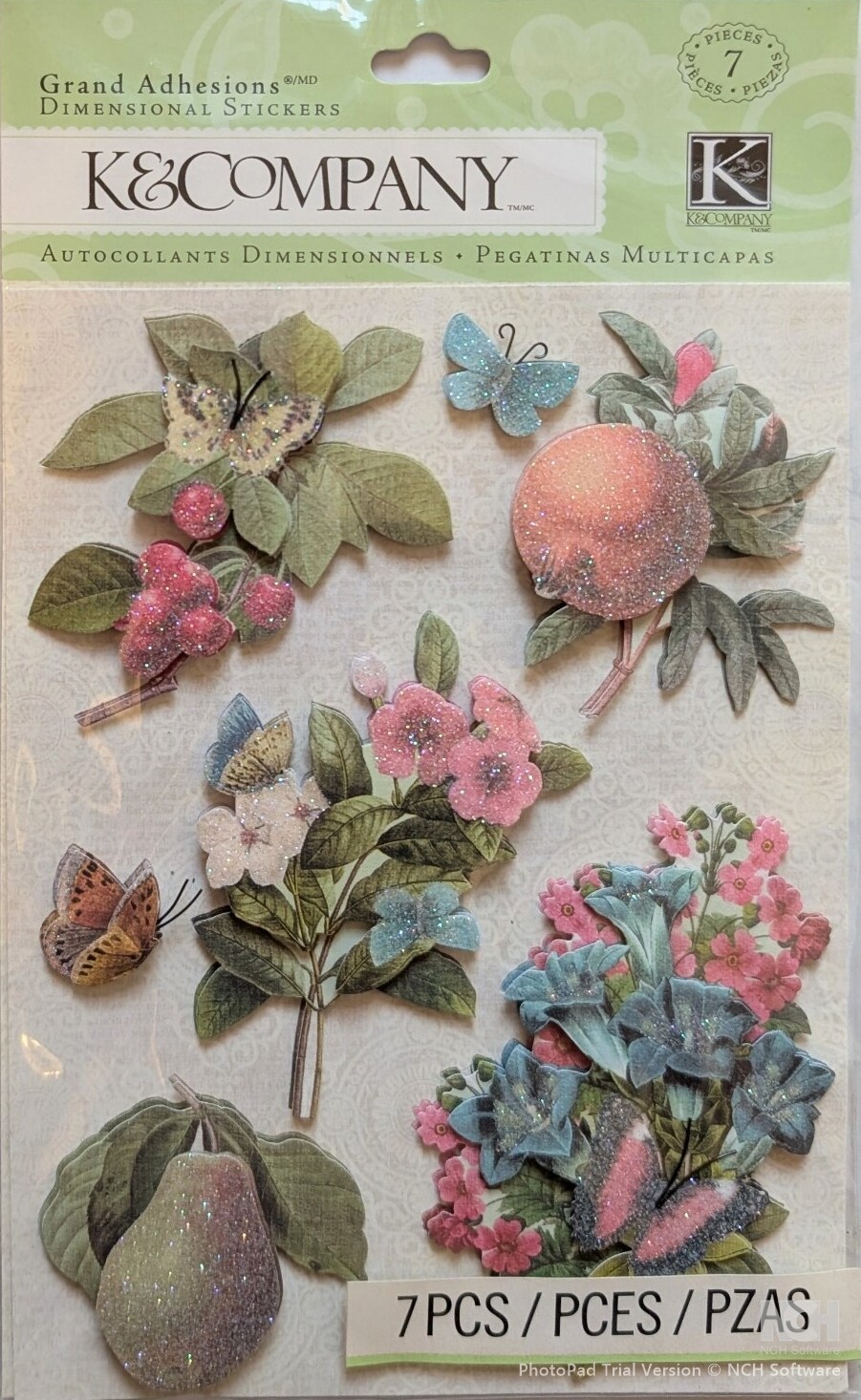 K & Company Merryweather Icon Grand Adhesions Dimensional Stickers ...