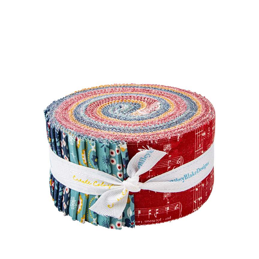 Americana 2.5" Strip Roll (Jelly Roll / Rolie Polie) by Lori Holt for ...