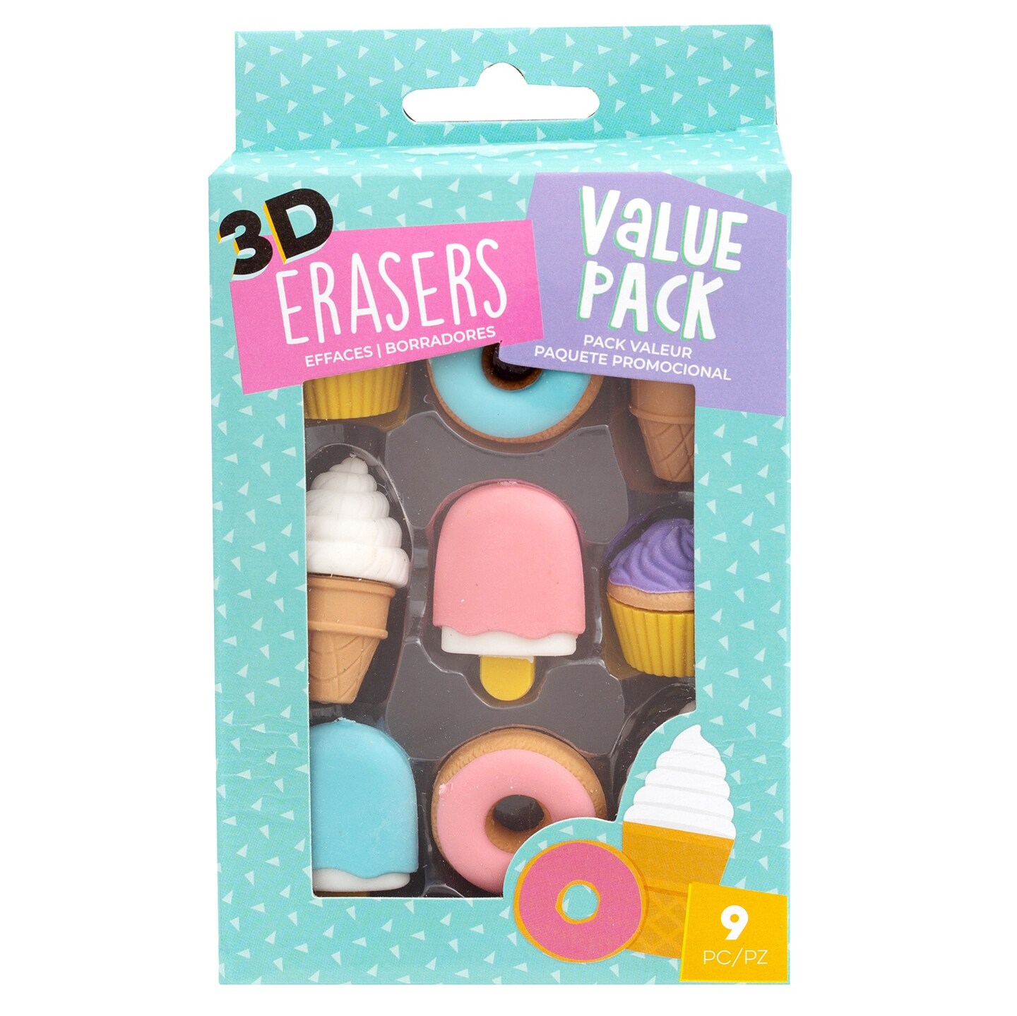 AC Office 3D Erasers 9/Pkg-Dessert | Michaels