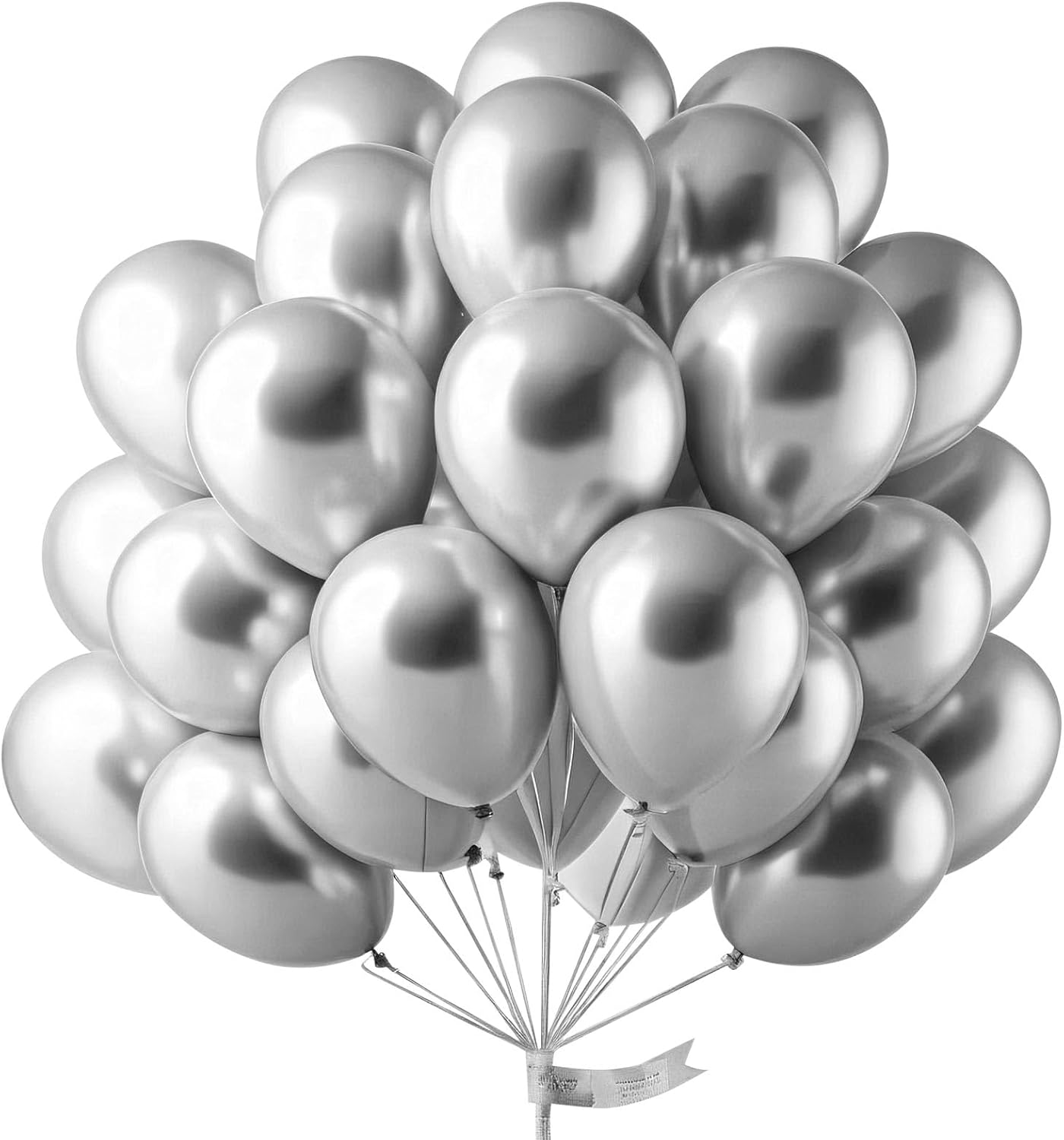12inch Metallic Silver Balloons | Michaels