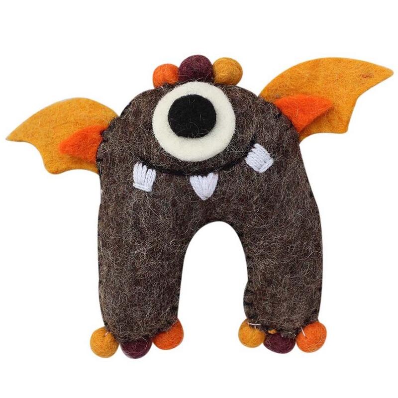 Multi-Color Felt Earth Tooth Monster Plush Toy Lightweight Soft Felt ...