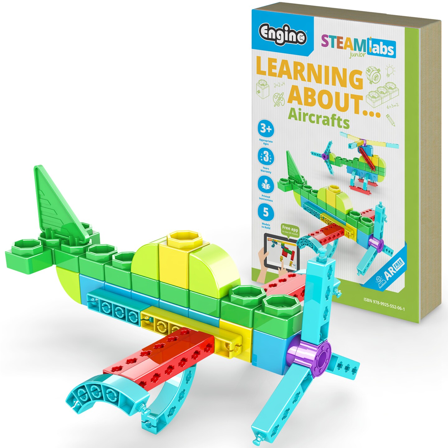 Engino: STEAM Labs Junior: Learning About…Aircrafts - 5 Model Toy Brick ...