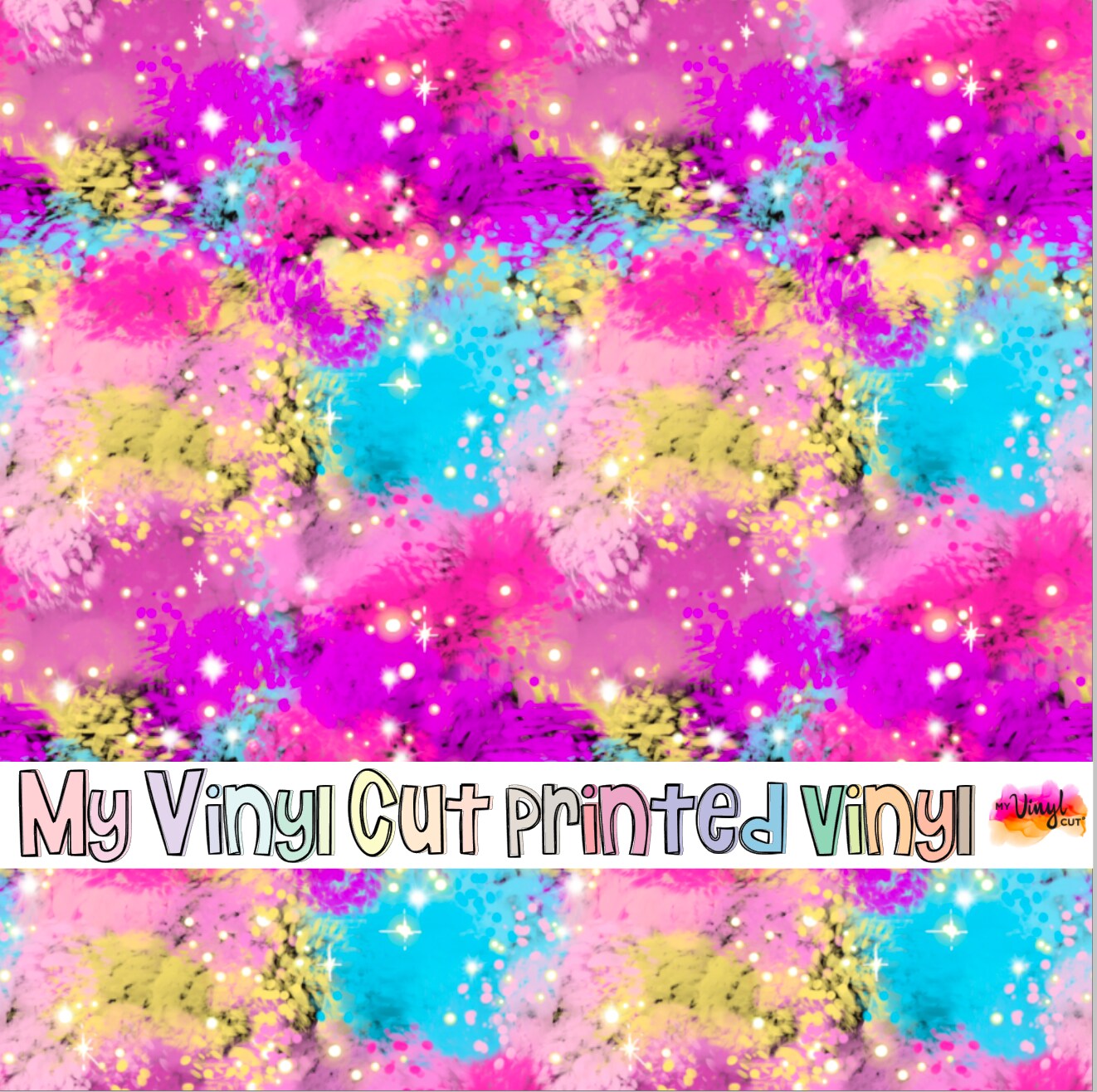 12 x 12 inch Sheet of Printed Vinyl, Waterslide, or HTV in the Pink ...