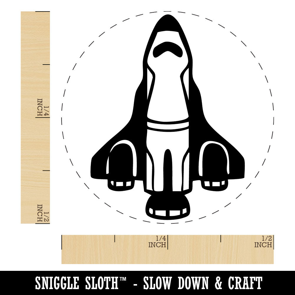 Space Shuttle Ship Rocket Science Self-Inking Rubber Stamp Crafting ...
