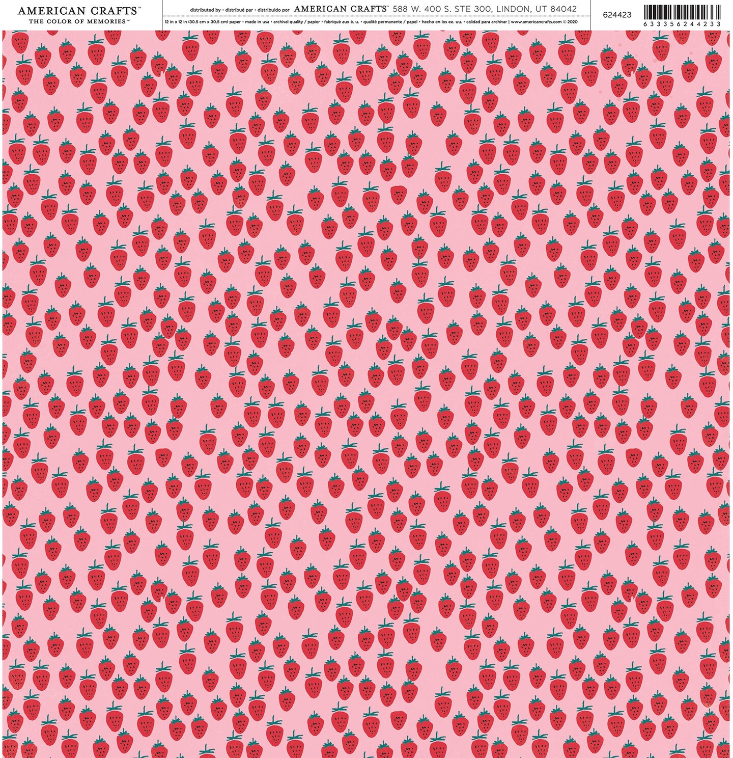 American Crafts Patterned Single-Sided Cardstock 12"X12" | Michaels