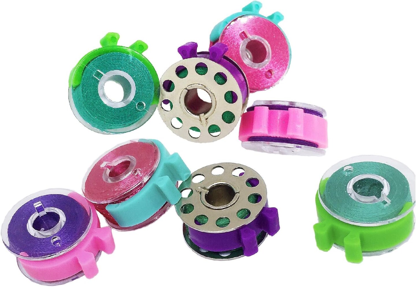 42 Piece Bobbin Holder Set for Sewing Machines - Bobbin Clamps for ...