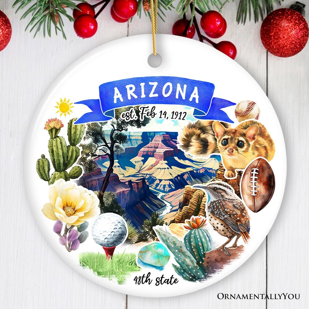 Artistic Arizona State Themes and Landmarks Christmas Ornament | Michaels