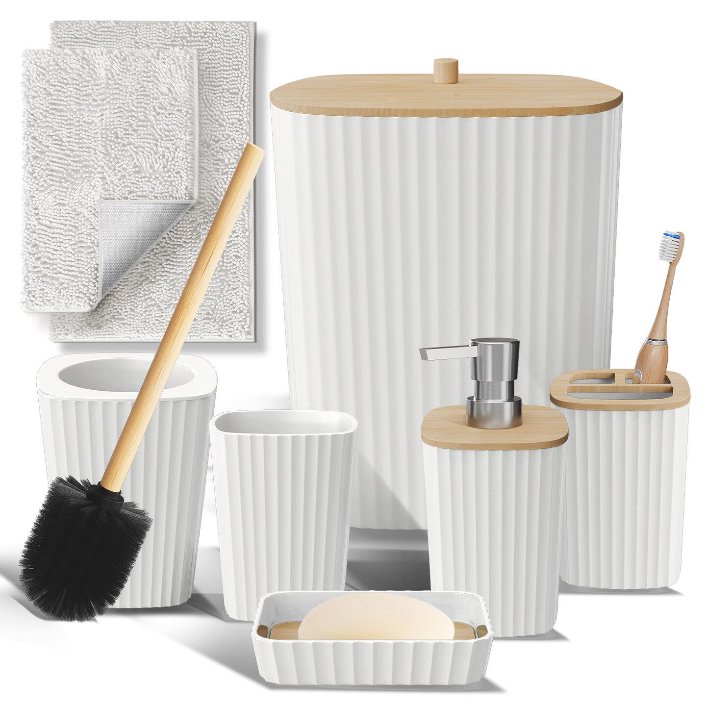 Clara Clark Bathroom Accessories Set | Michaels