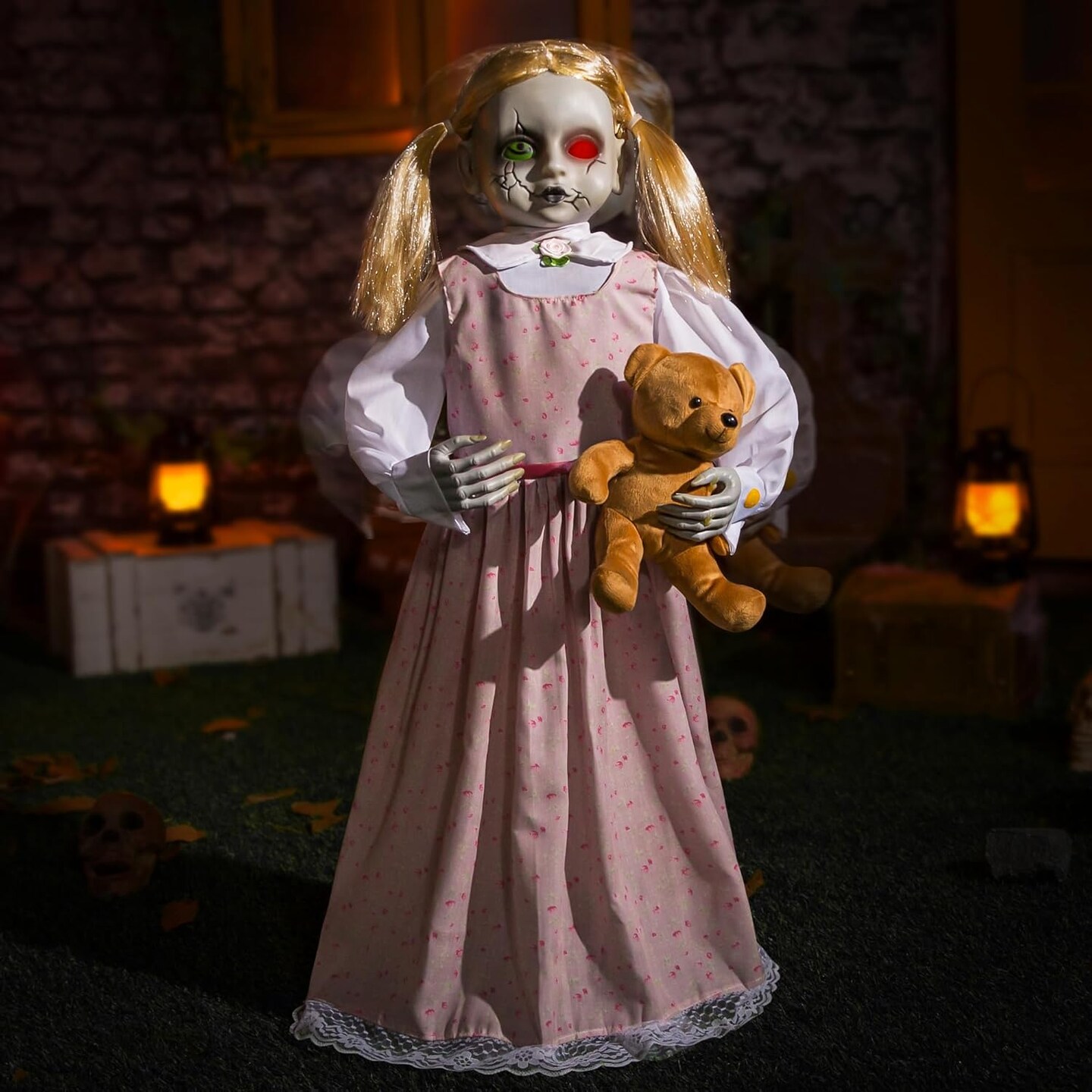 Halloween Animatronics - 36 Inch Animated Doll with Creepy Sound | Michaels