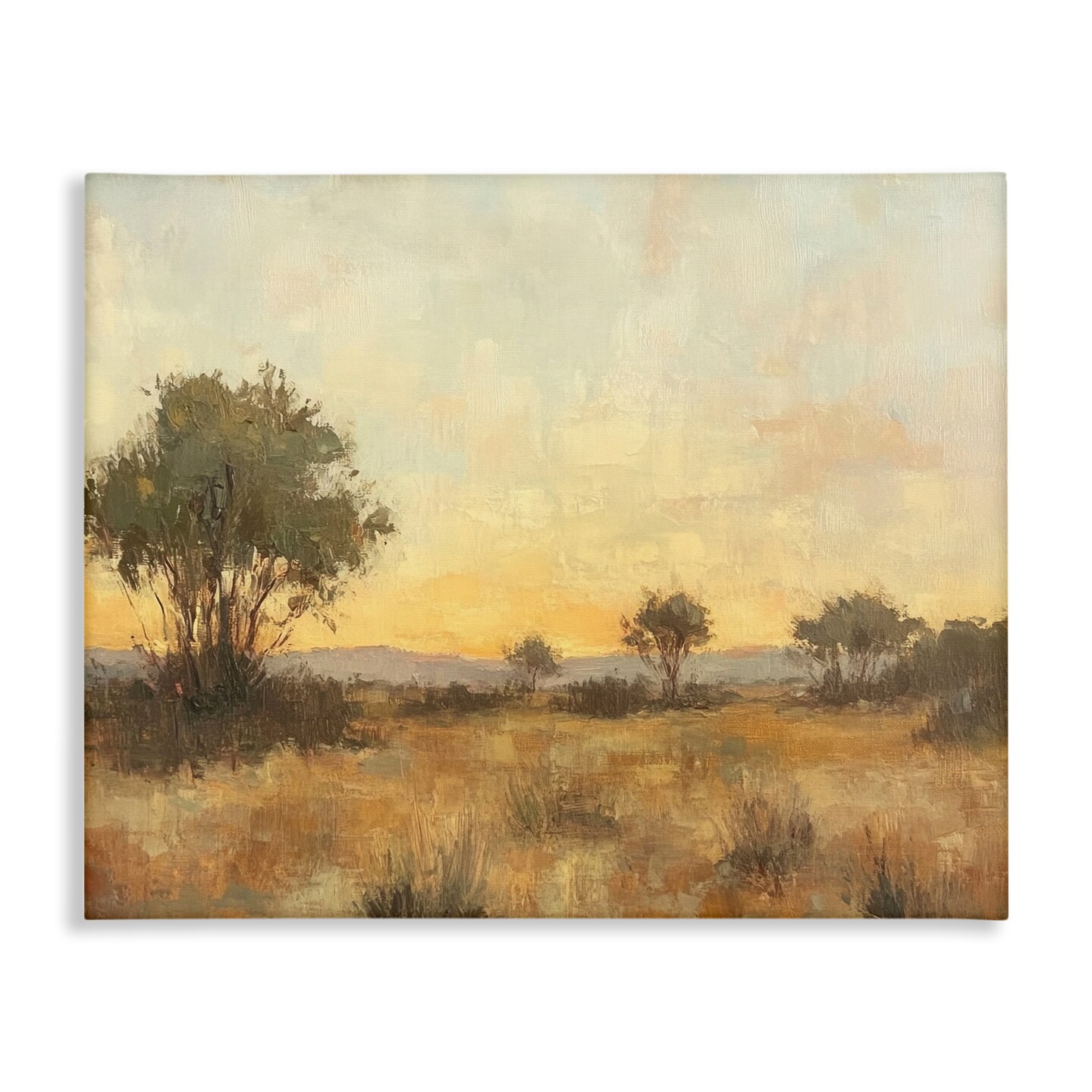 Stupell Industries Honey Hued Horizon Canvas Design by Petal Prints ...