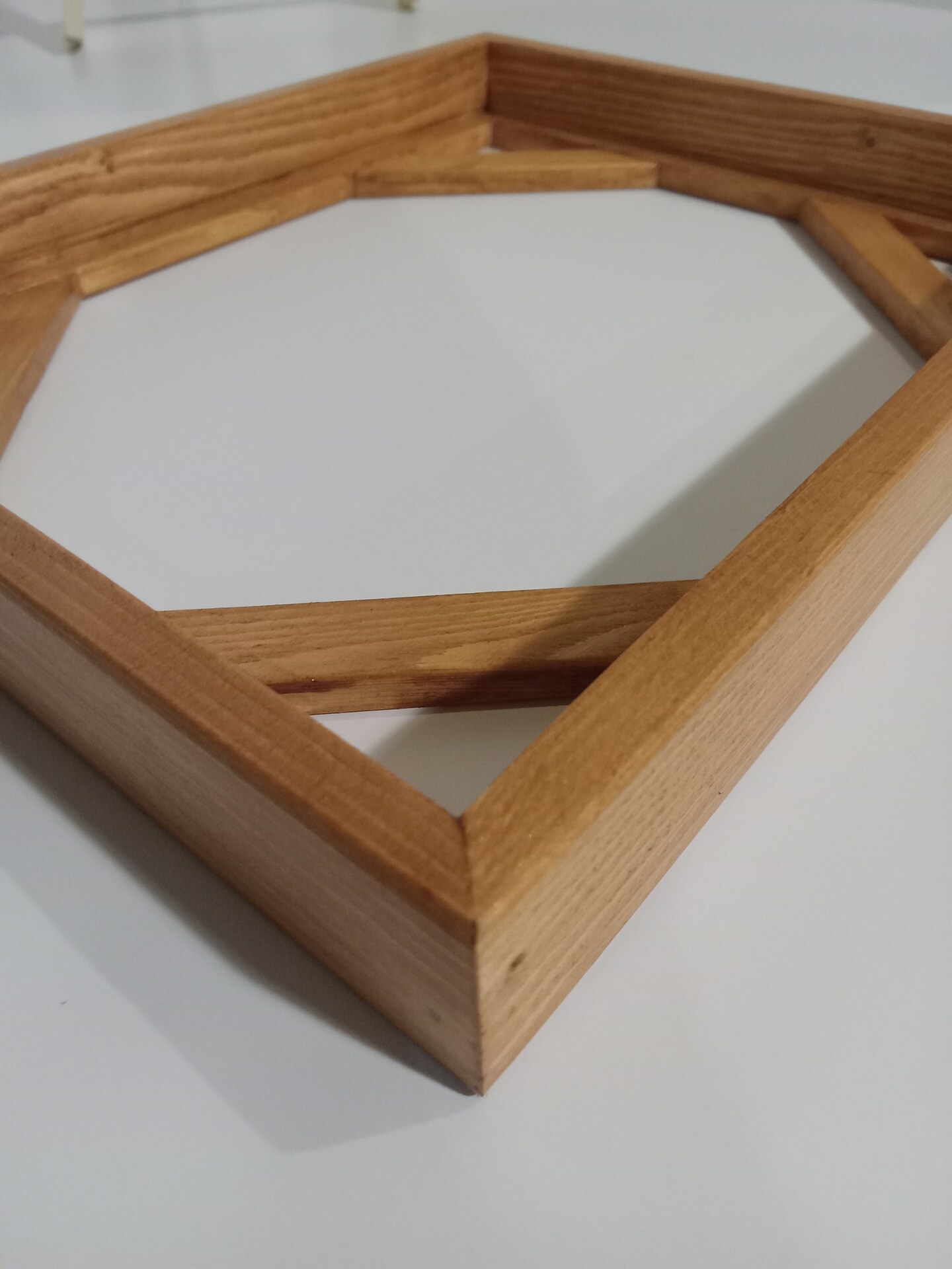 Gloss light Brown Thick Border Canvas Floating Frame, Made-to-Order ...