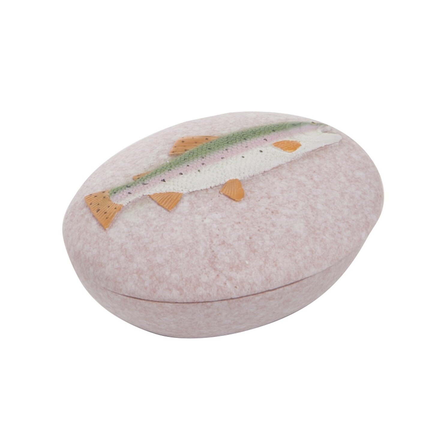 Resin Pebble Box with Salmon | Michaels