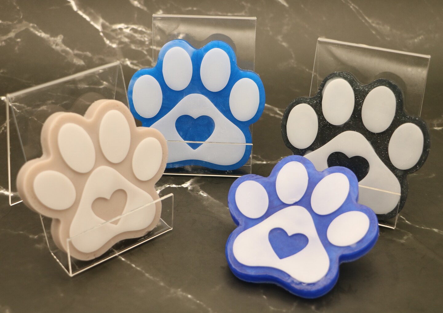 Large Paw Print Soaps, Birthday, Special Occasion Party Soap Gifts ...
