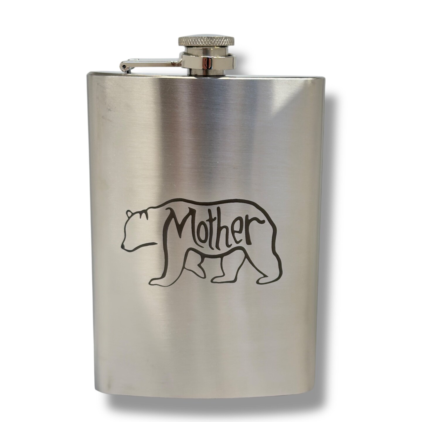 8oz Mother Bear Stainless Steel Flask | Michaels