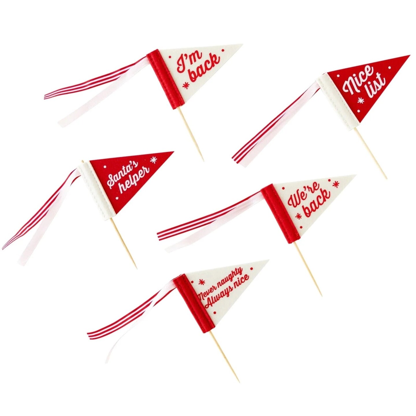 ELF MINI PENNANT FLAGS SET | Michaels