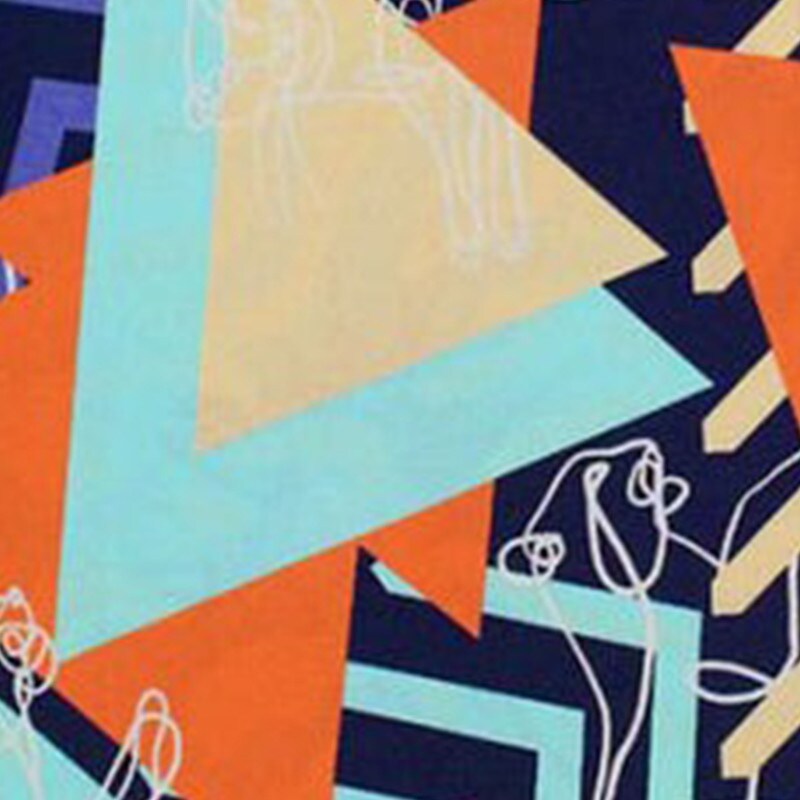 Modern Cat Line Drawing Printed Spandex Fabric | Michaels