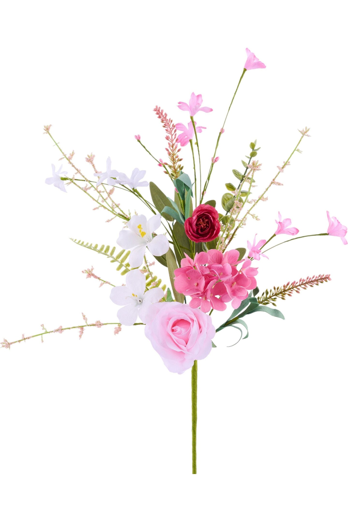 19" Rose Hydrangea Flower Spray: Pink | Michaels