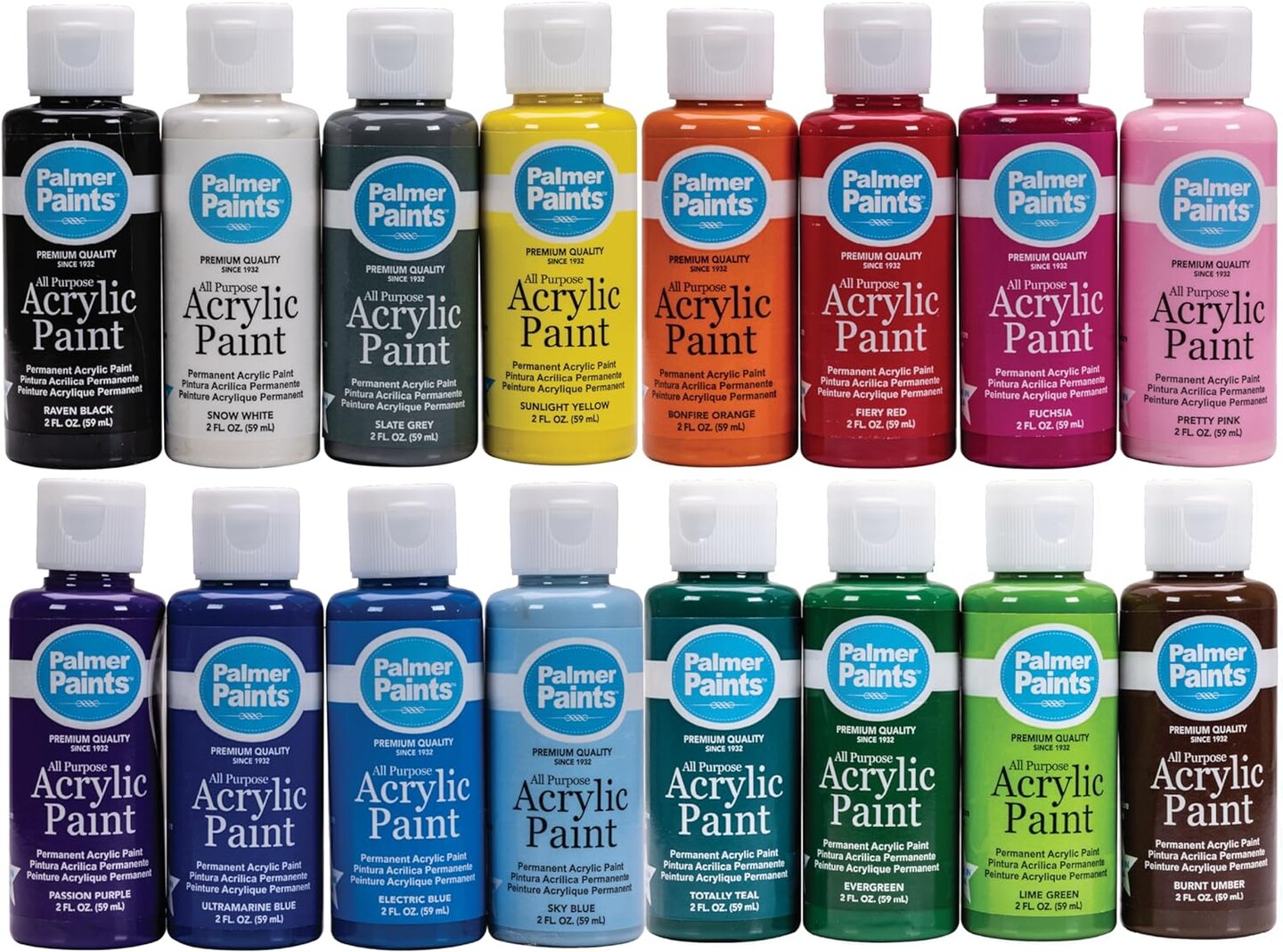 2oz 16 Color Acrylic Paint Set, Perfect Color Selection | Michaels