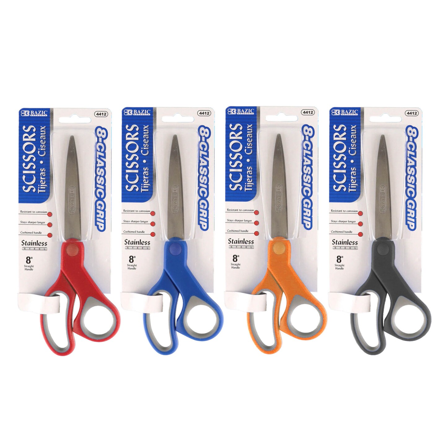 BAZIC Office Scissors 8" Soft Grip | Michaels
