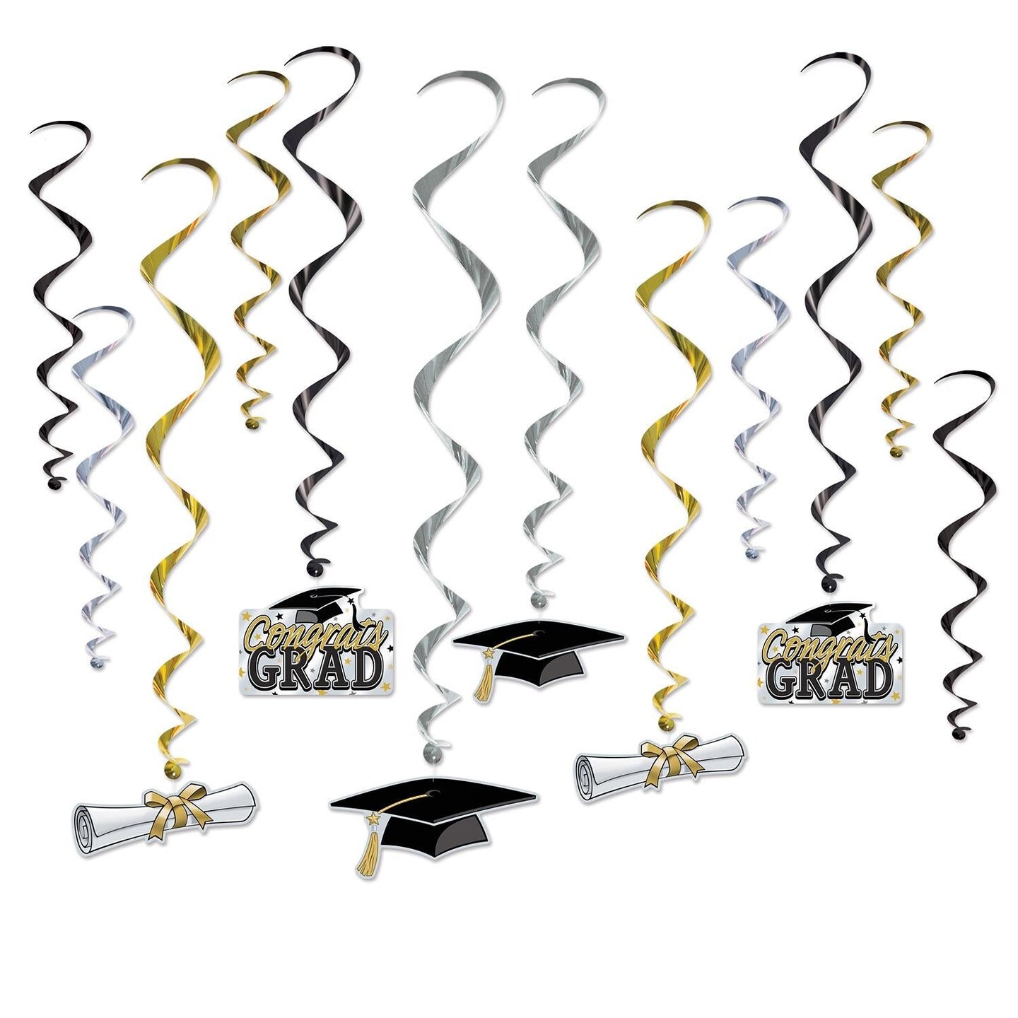 72 Pack Beistle Graduation Party Whirls | Michaels