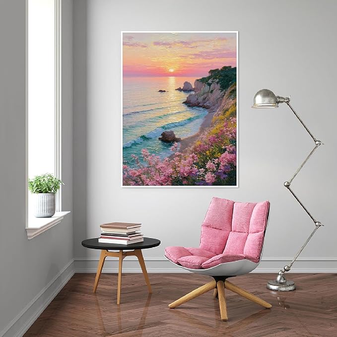 5D Beach Diamond Painting Kit for Adults & Beginners – Summer Beach ...
