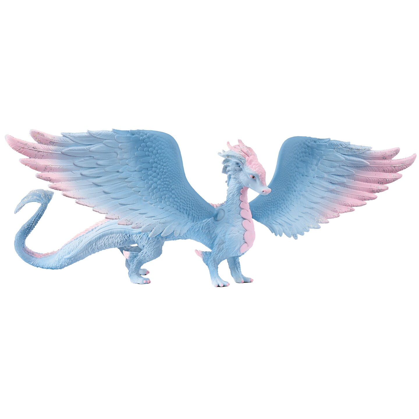 Schleich Bayala: Crystal Dragon - 13" Pink & Blue Figurine, Fantasy ...