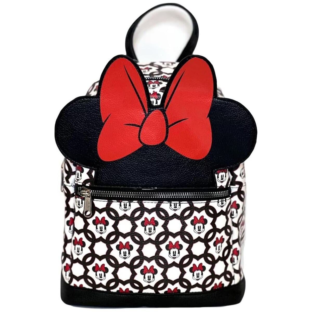 Minnie Mouse 10" Mini Deluxe Backpack with 1 Front pocket and Large ...