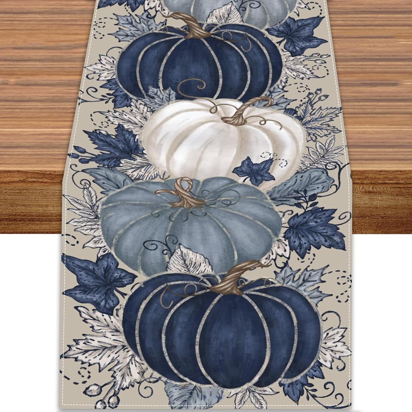 Blue Vintage Pumpkin - Table Runner | Michaels