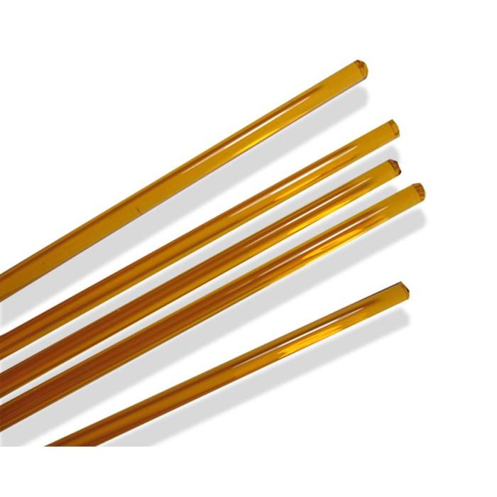 Oceanside Glass Rods Light Amber Transparent 96coe 1lb.Bundle | Michaels