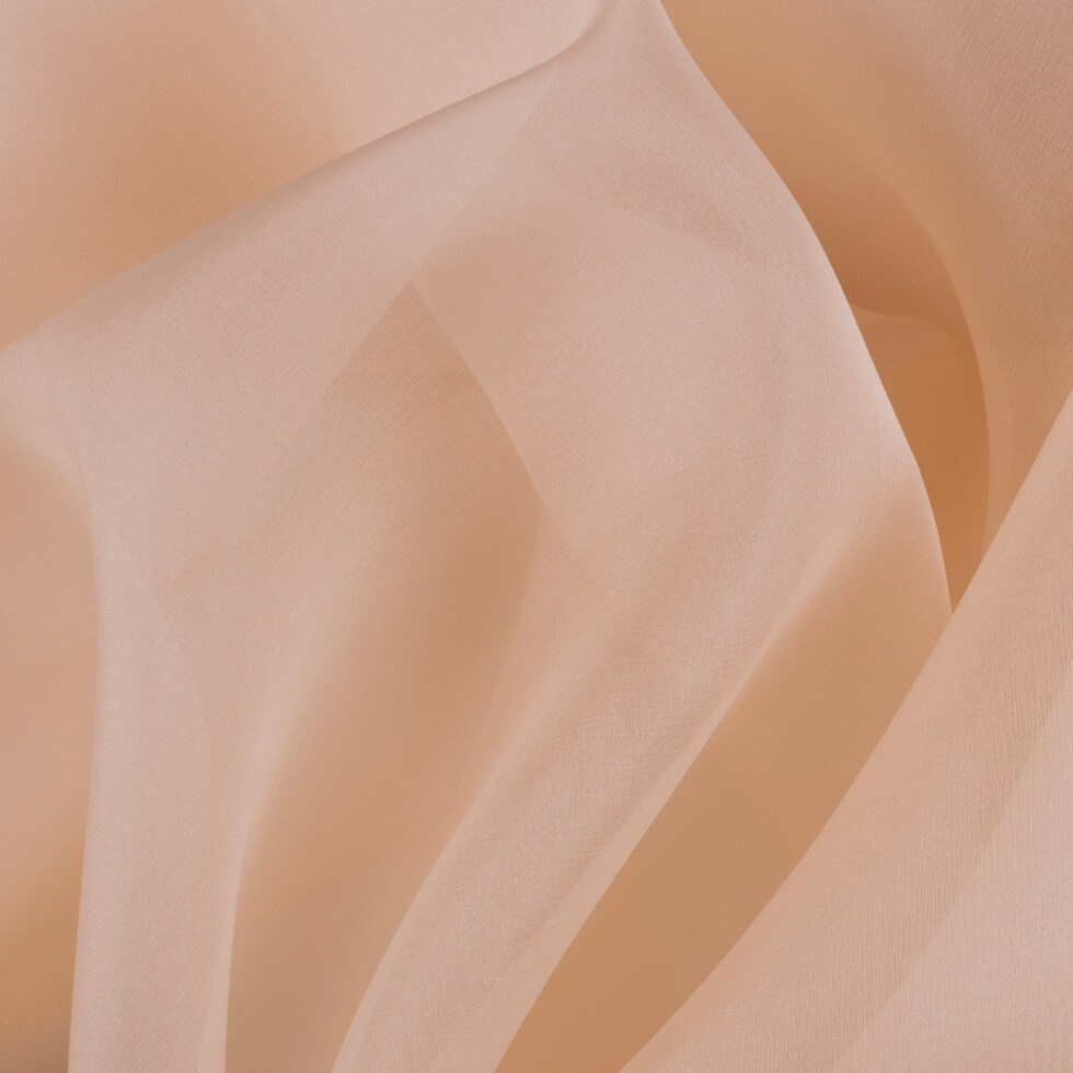 1 Yard Bellini Pink Silk Organza Fabric for Prom Outfit Evening ...