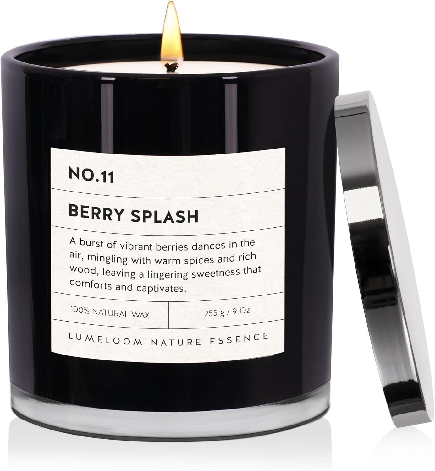 Berry Splash Luxury Scented Candles, 9oz Soy Wax Candles for Home ...