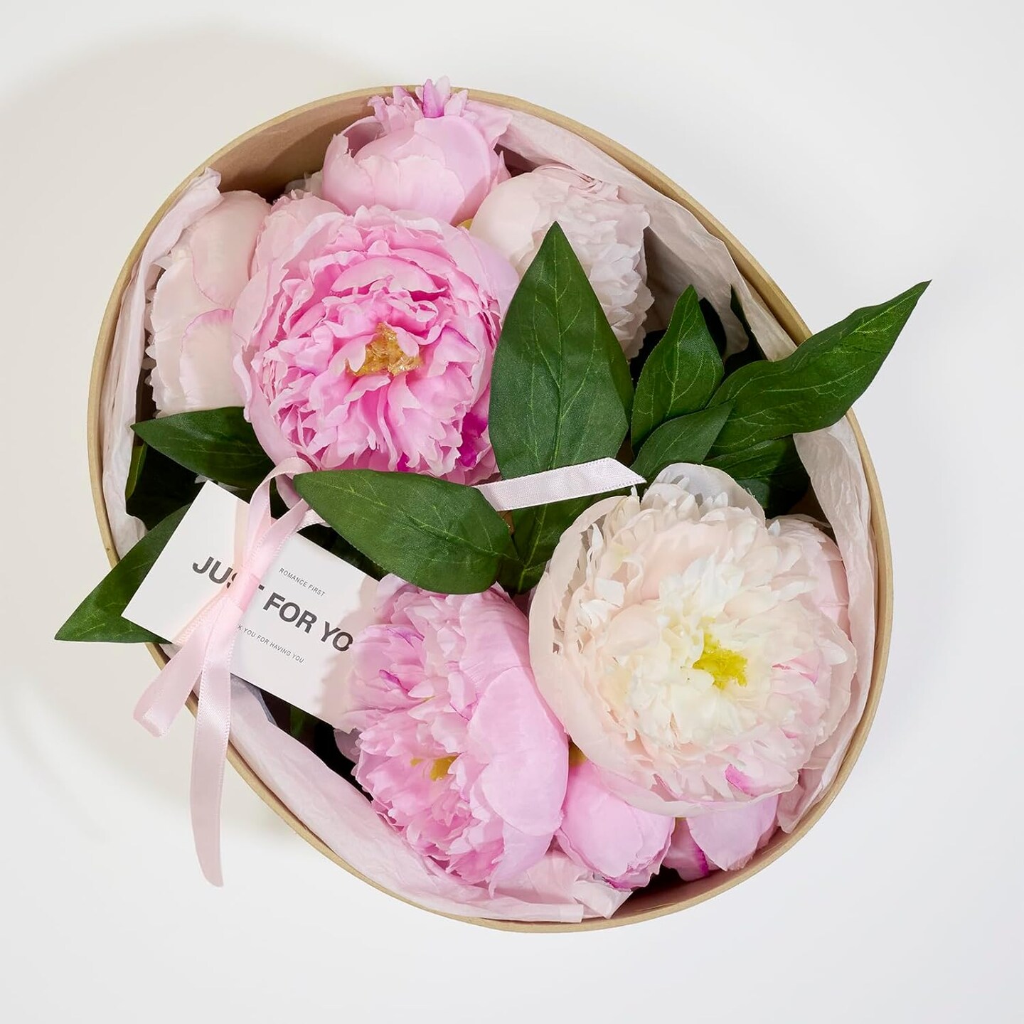 Artificial Flowers, Look Real Light Pink Peonies for Wedding, Pink Silk ...