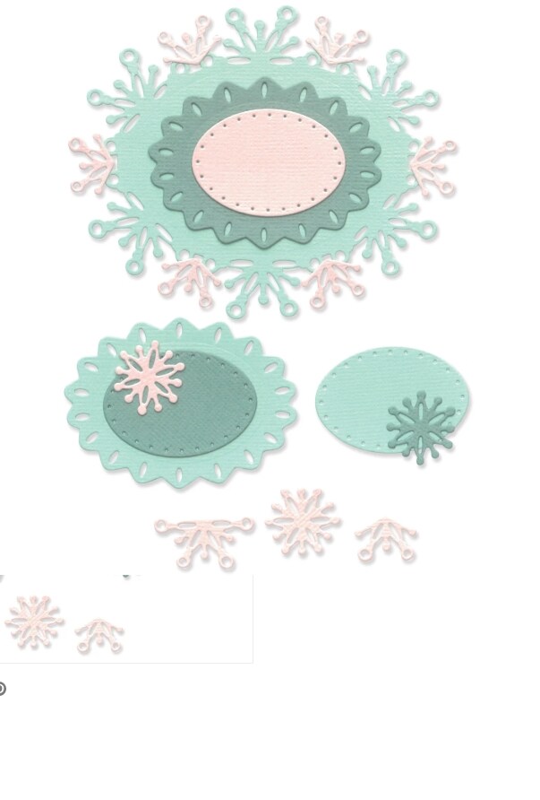 Sizzix Thinlits Die Set 6PK - Snowflake Labels by Olivia Rose | Michaels