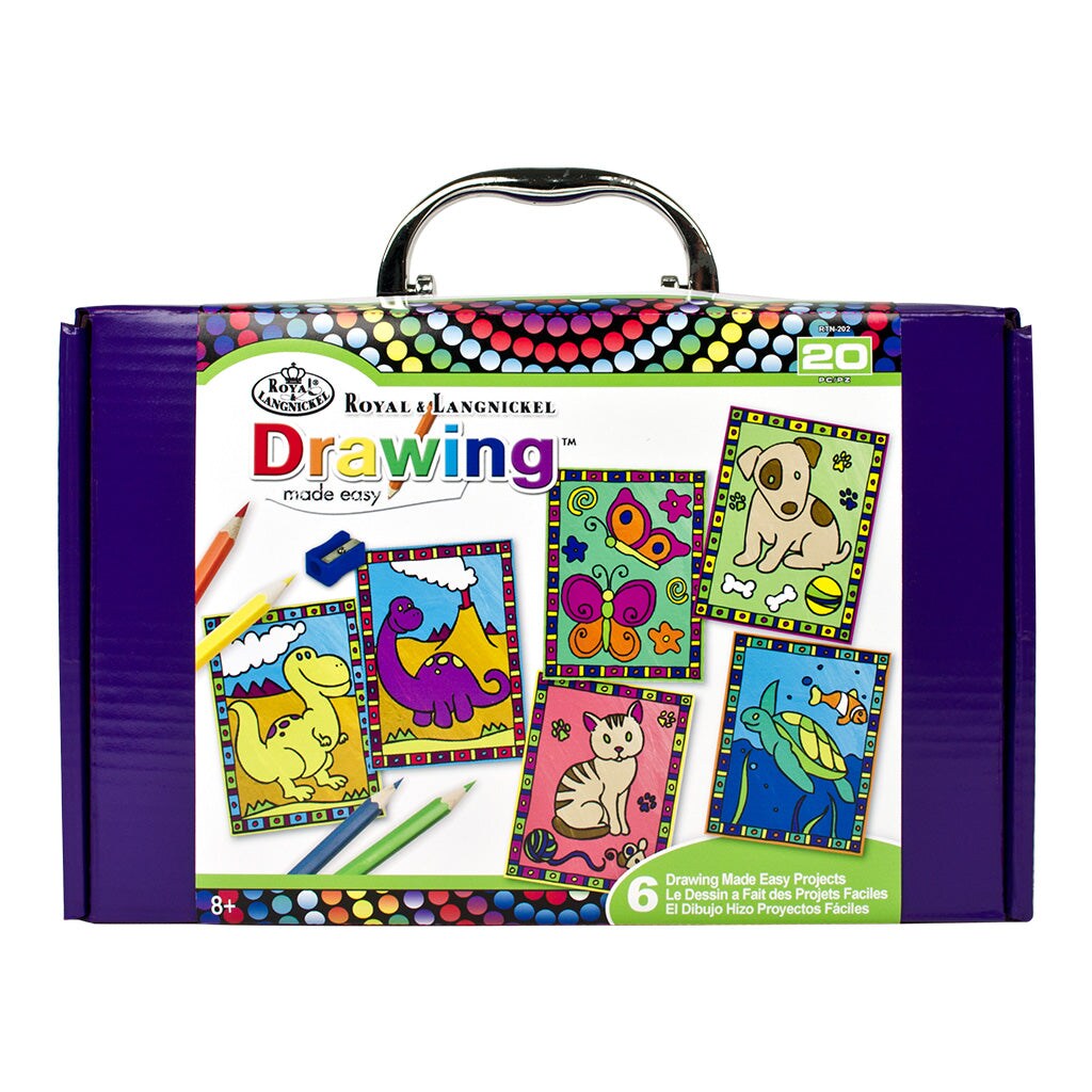 RTN-202 | Drawing Made Easy™ 20pc 6-Design Art Project Set | Michaels
