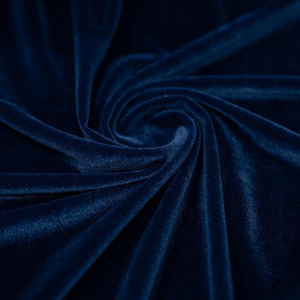 1 Yard Regal Matte Stretch Velvet Fabric 4 Way Stretch Polyester ...