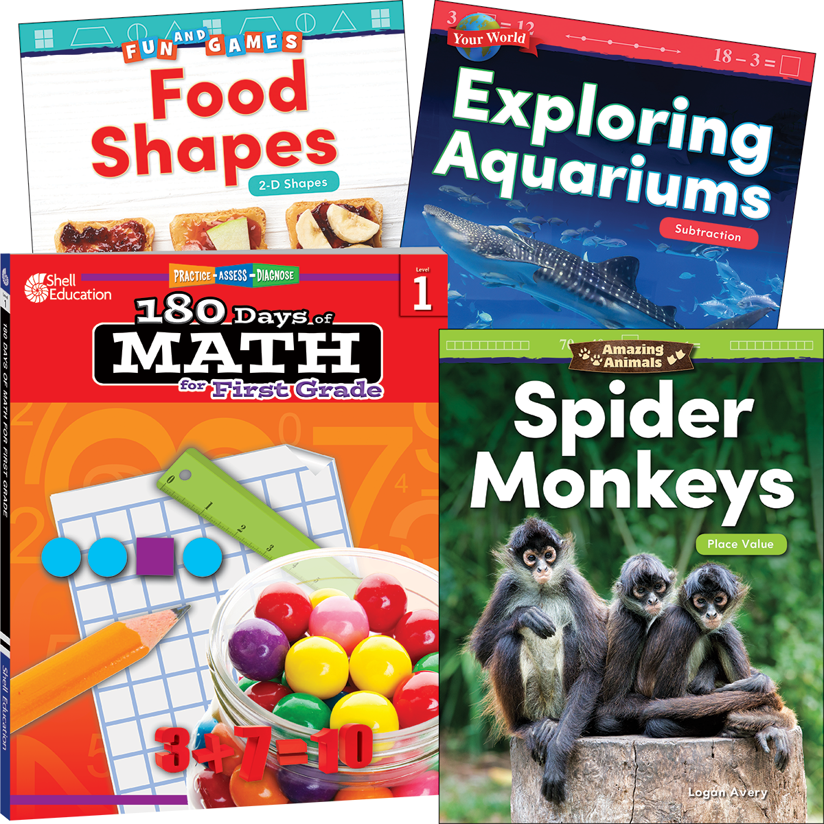 Learn-at-Home: Explore Math Bundle Grade 1: 4-Book Set | Michaels