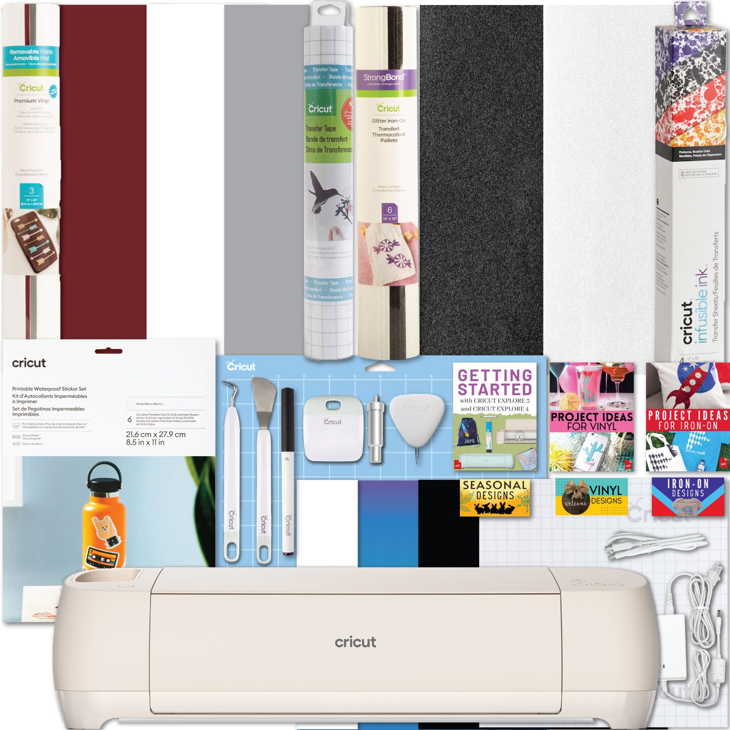 Cricut Explore 4 Craft Cutting Machine with Ultimate Sticker Making ...