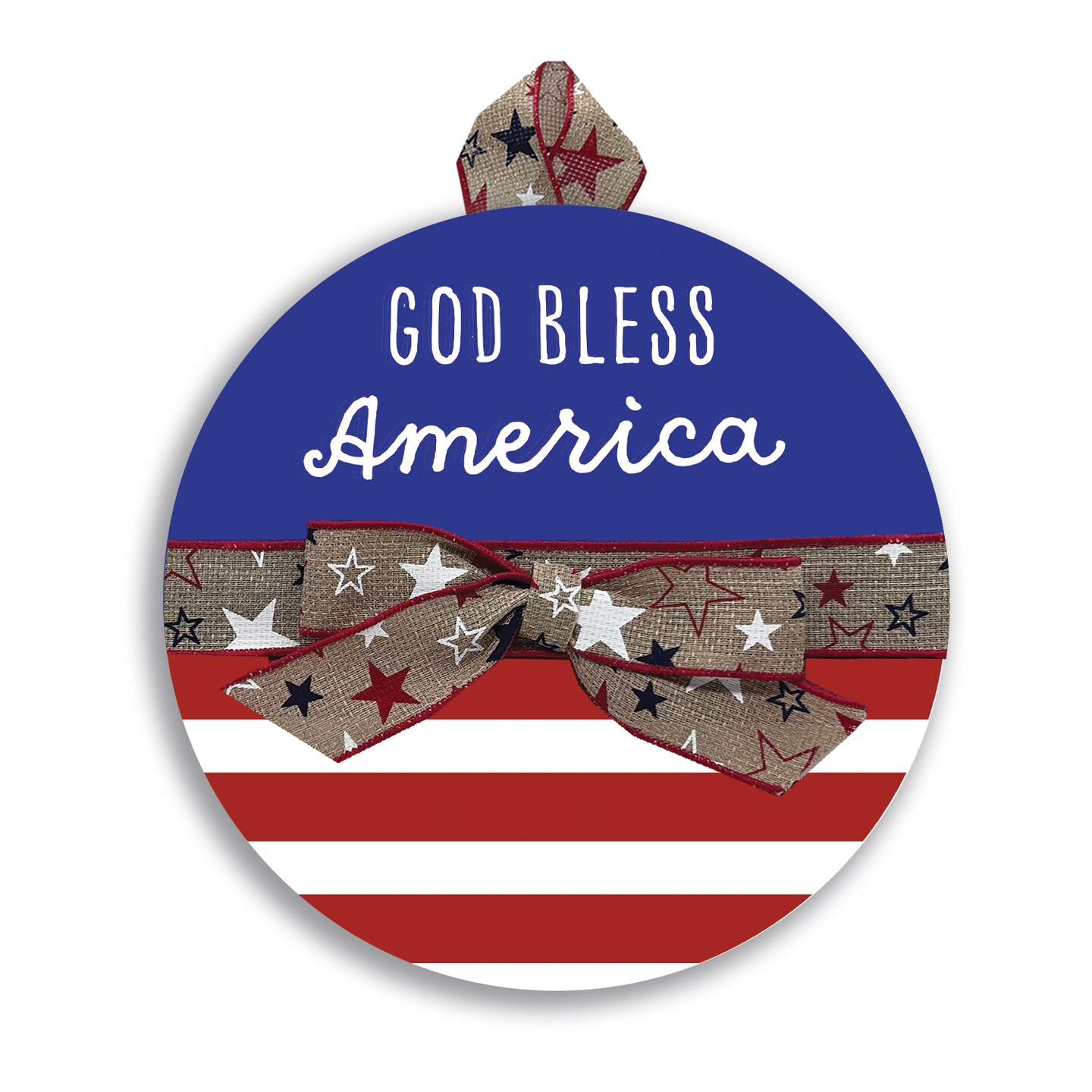 God Bless America Welcome Door Sign, Size: 12 inch | Michaels