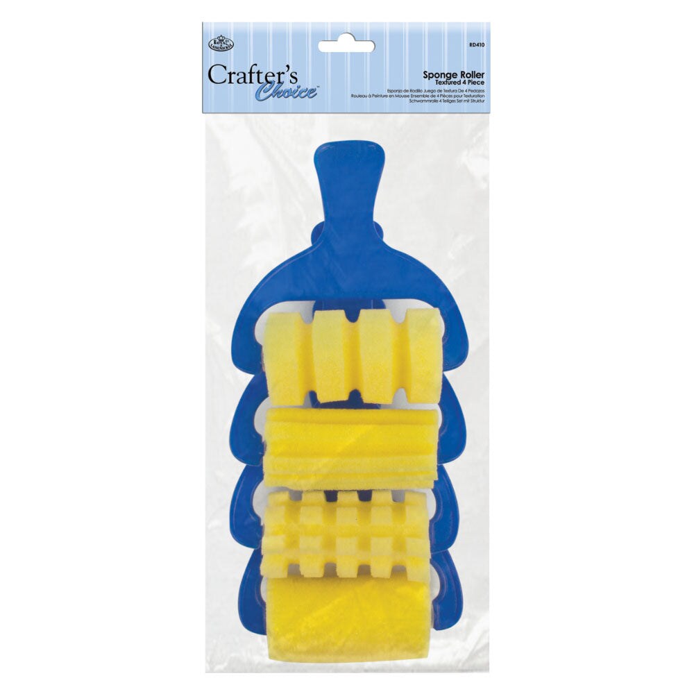 RD410 | Crafter's Choice™ 4pc Textured Sponge Roller Set | Michaels