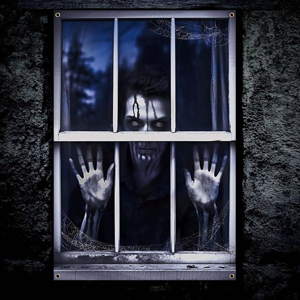 Scary Halloween Decorations Halloween Window Decorations Halloween ...