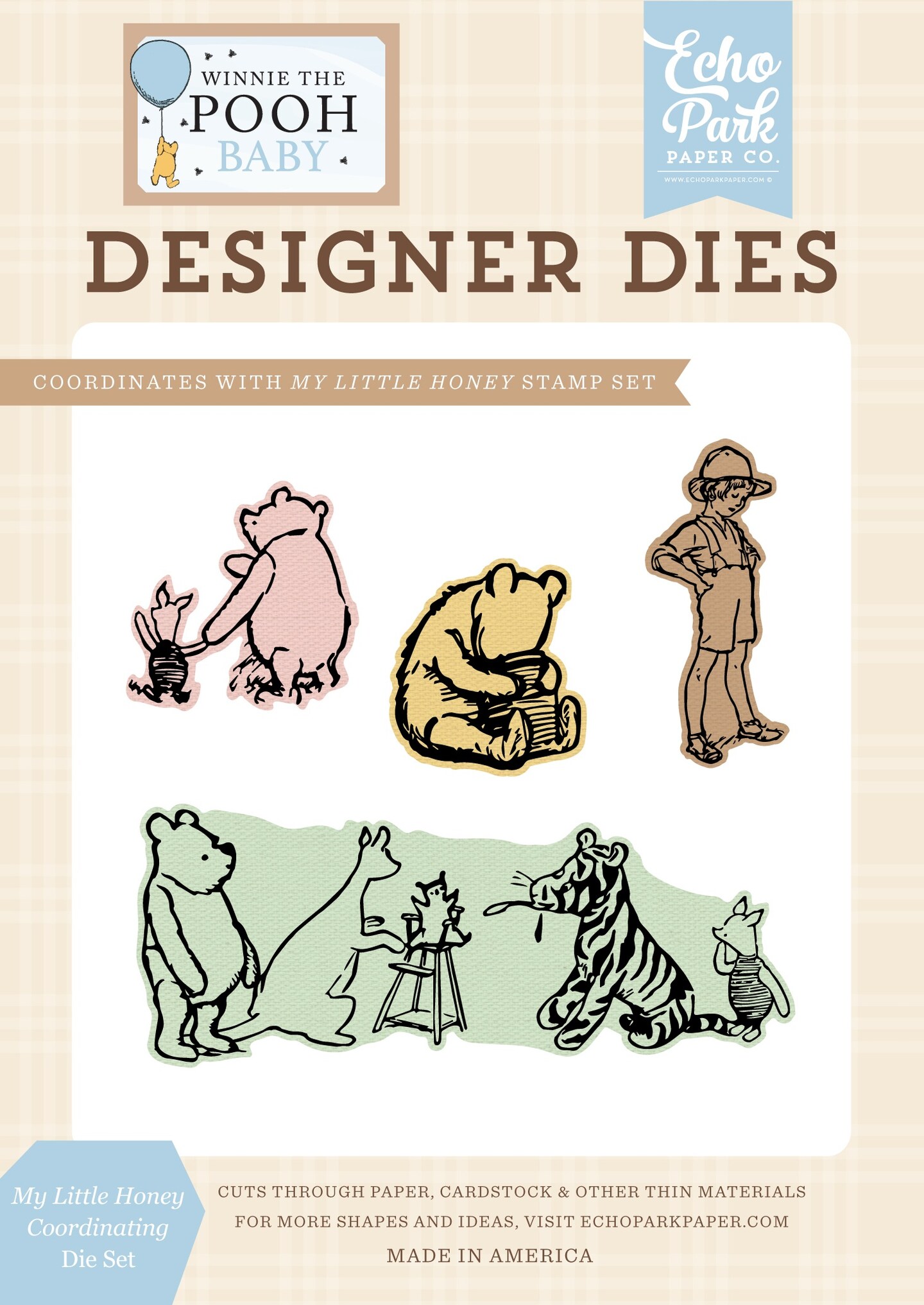 Winnie The Pooh Baby Medium Die Set-My Little Honey | Michaels